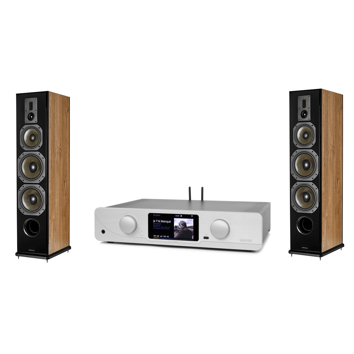 All-in-one Hi-Fi system Atoll SDA200 & Dynavoice Floorstand Speakers ...